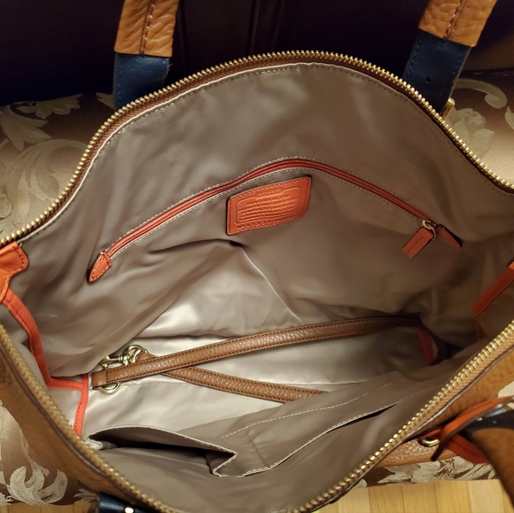 Coach | Bags | Coach Soft Legacy Pebbled Rory North South Leather ...